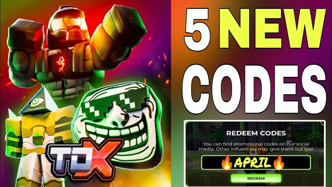 [📢 MLG]🔥TOWER DEFENSE X CODES APRIL 2025 - ROBLOX TOWER DEFENSE X CODES ...