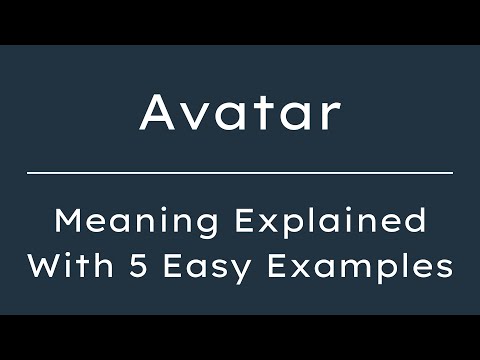 Avatar Meaning in English | What Does Avatar Mean? | 5 Examples in 30 Seconds