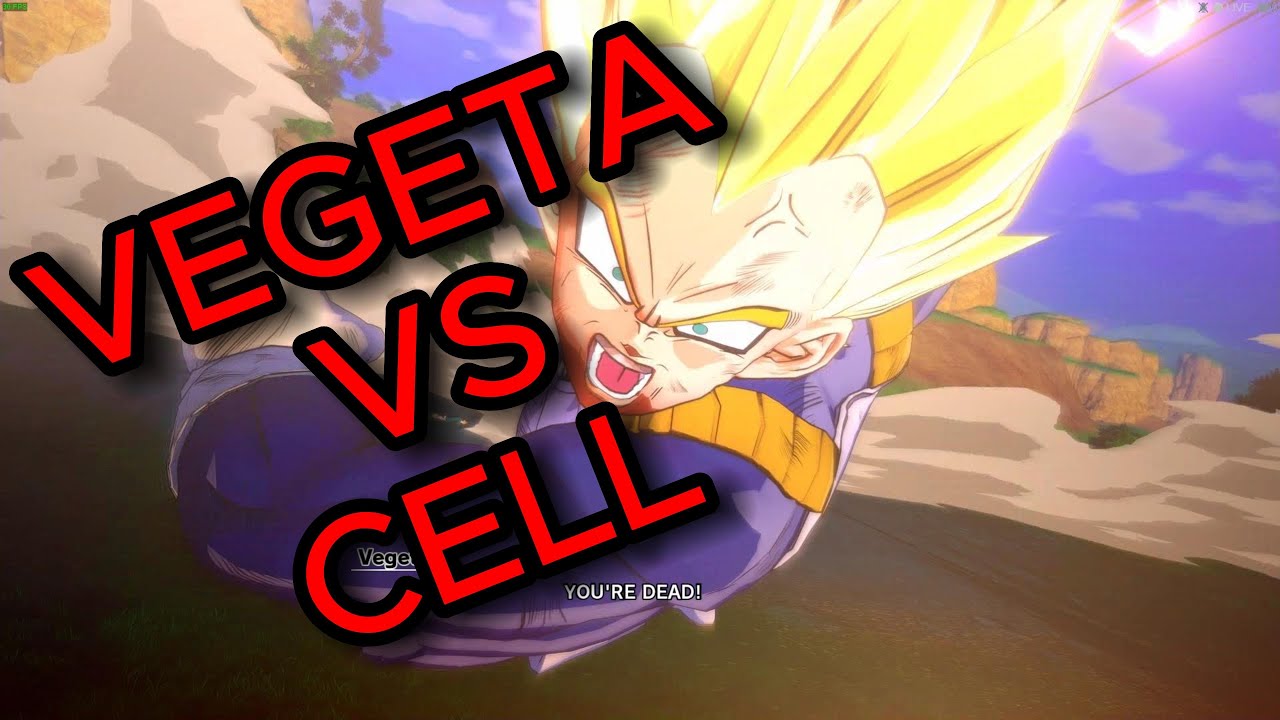Dragonball Z - Vegeta unleashes on Cell - YouTube