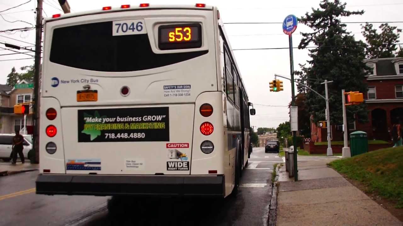 MTA New York City Bus 2011 Orion VII E10 "3G" 7046 & 7018 On The S46 ...