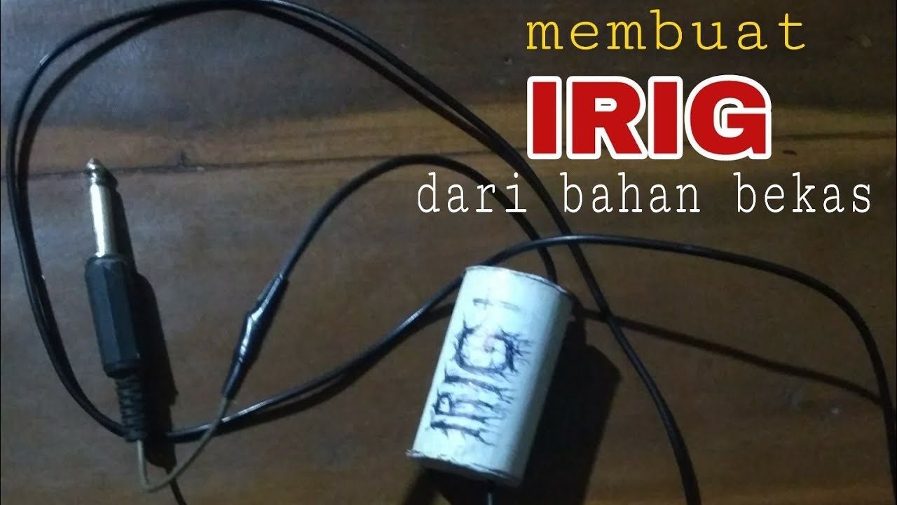 membuat irig dari bahan bekas - YouTube