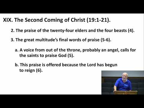 Wednesday Night Bible Study: Revelation Session 28 - YouTube