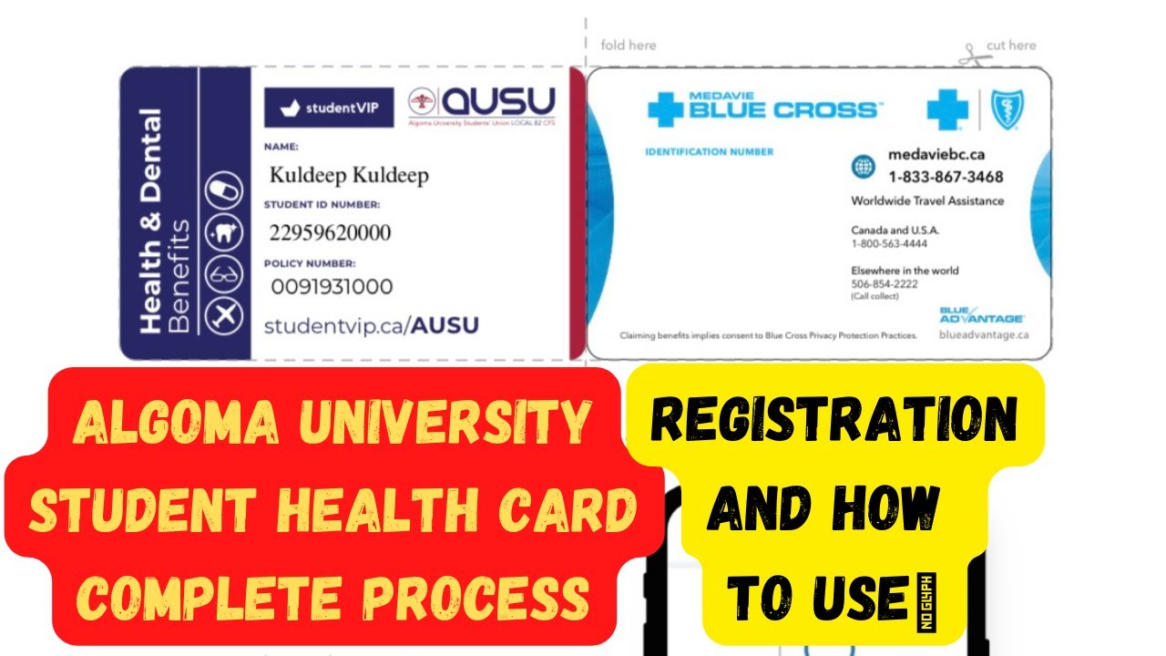 STUDENT HEALTH CARD PROCESS (ALGOMA UNIVERSITY) - YouTube