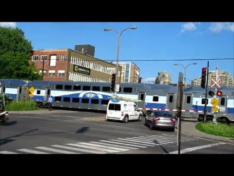 MONTREAL RTM COMMUTER TRAINS - JULY 2018 - YouTube