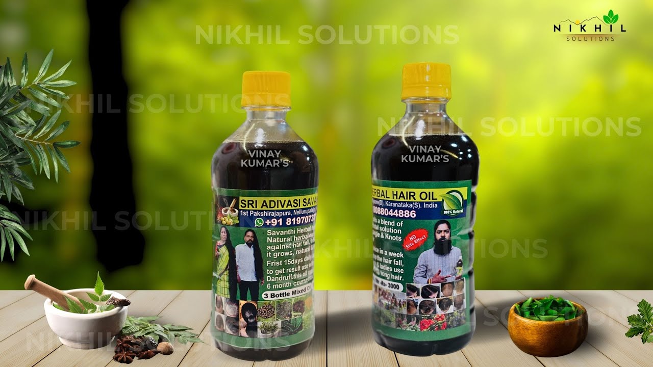 🔥 How to Apply Sri Adivasi Savanthi Herbal Hair Oil for Men | Boost ...