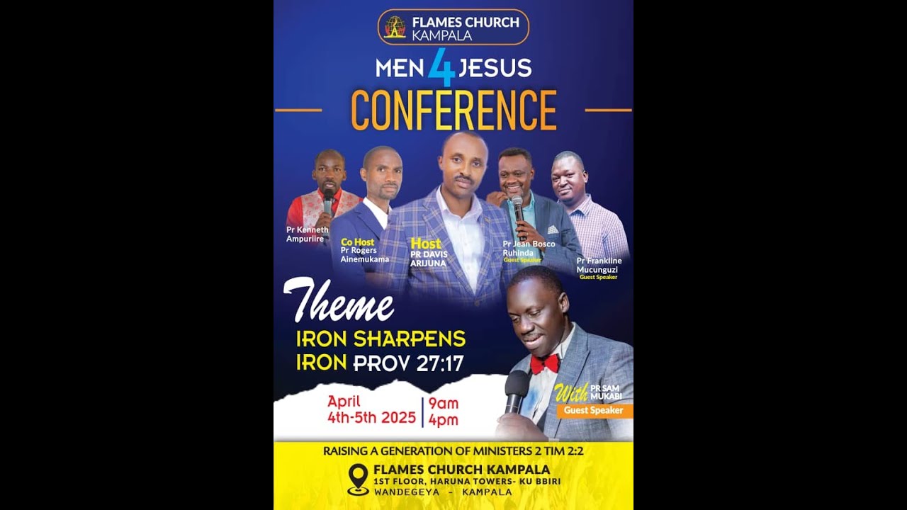 MEN 4 JESUS CONFERENCE 2025 4th APRIL (Afternoon Session) - YouTube