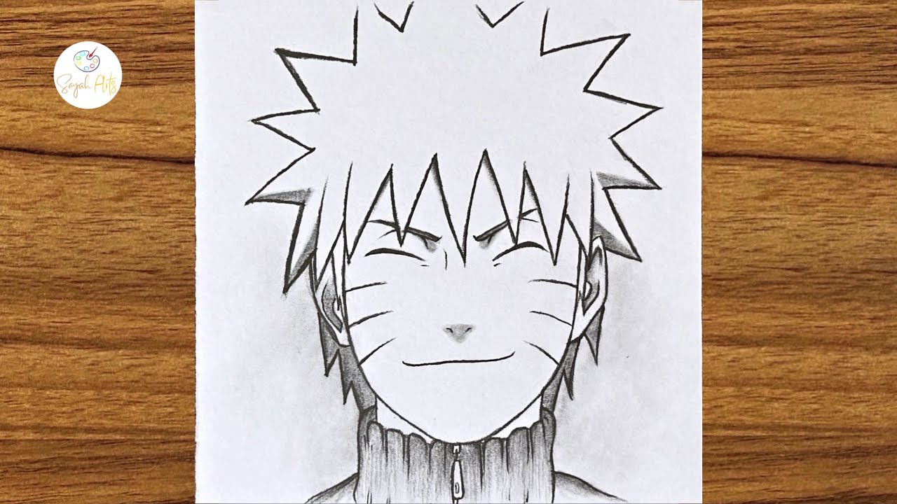 How to draw Naruto Uzumaki step by step || naruto drawing easy || How ...