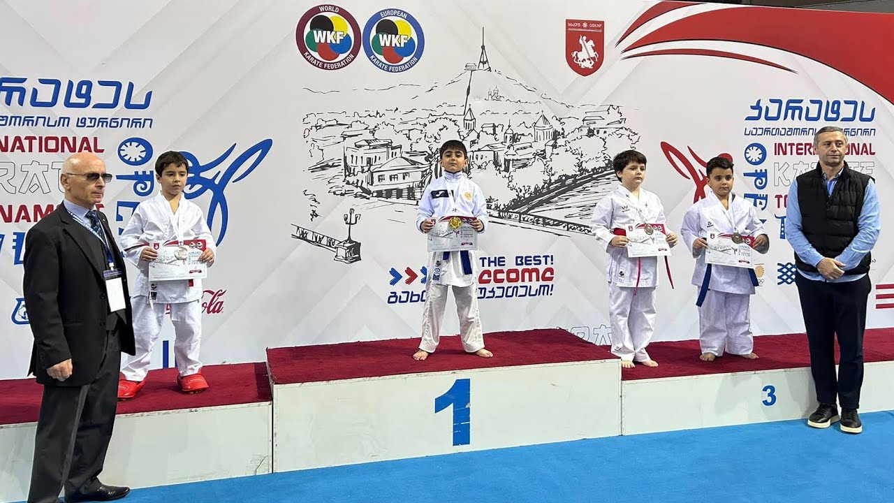 OPEN TBILISI 2024 || Aram Hovsepyan 1st place || Age: 6-7 Weight: +27 kg - YouTube