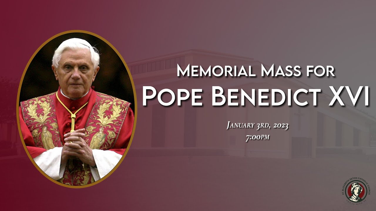 Fr. Casey Jones - Memorial Mass for Pope Benedict XVI (Homily) - YouTube