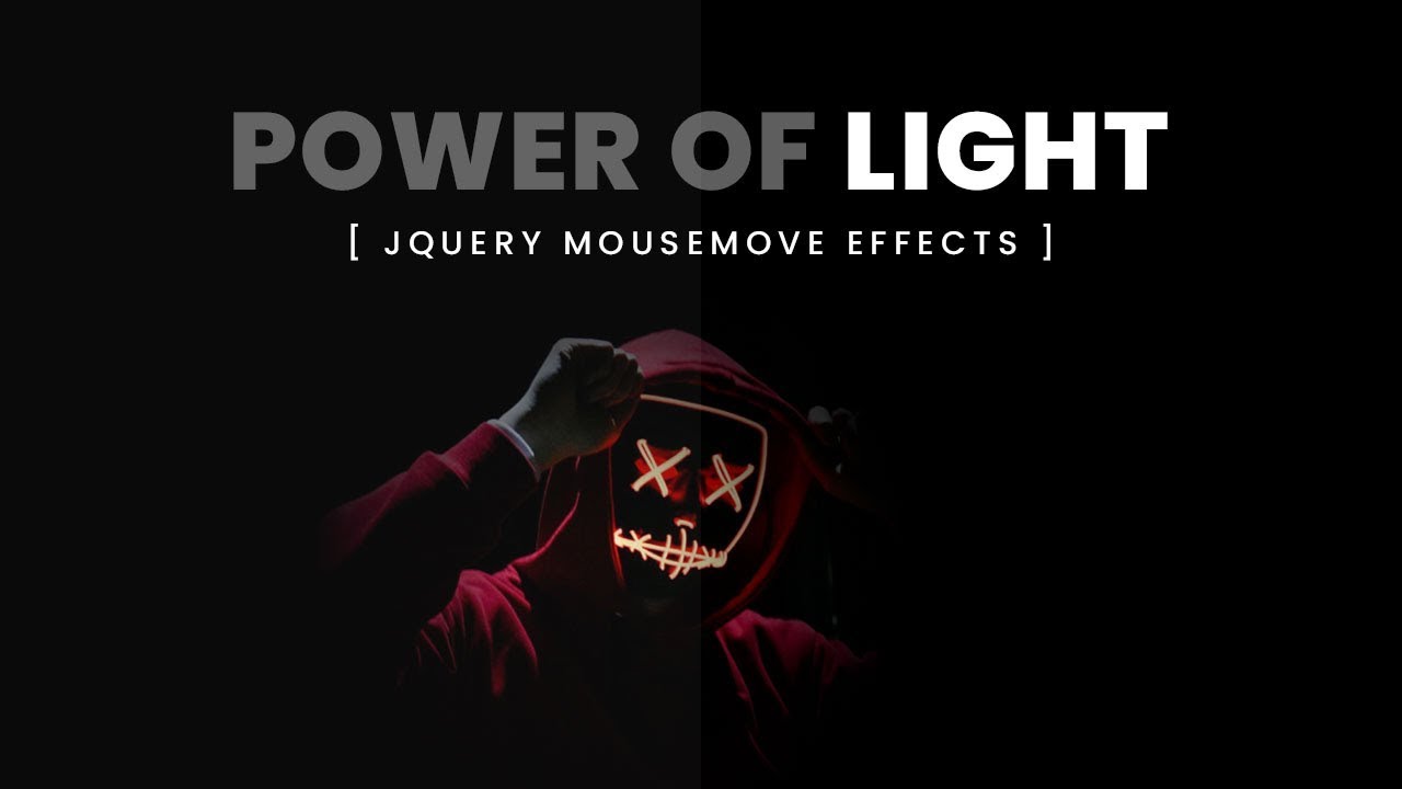 Light Jquery Mousemove Effects Youtube 2357