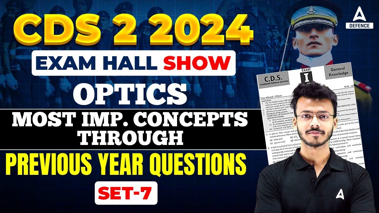 CDS 2 2024 Preparation | CDS GK GS Previous Year Questions Paper | By ...