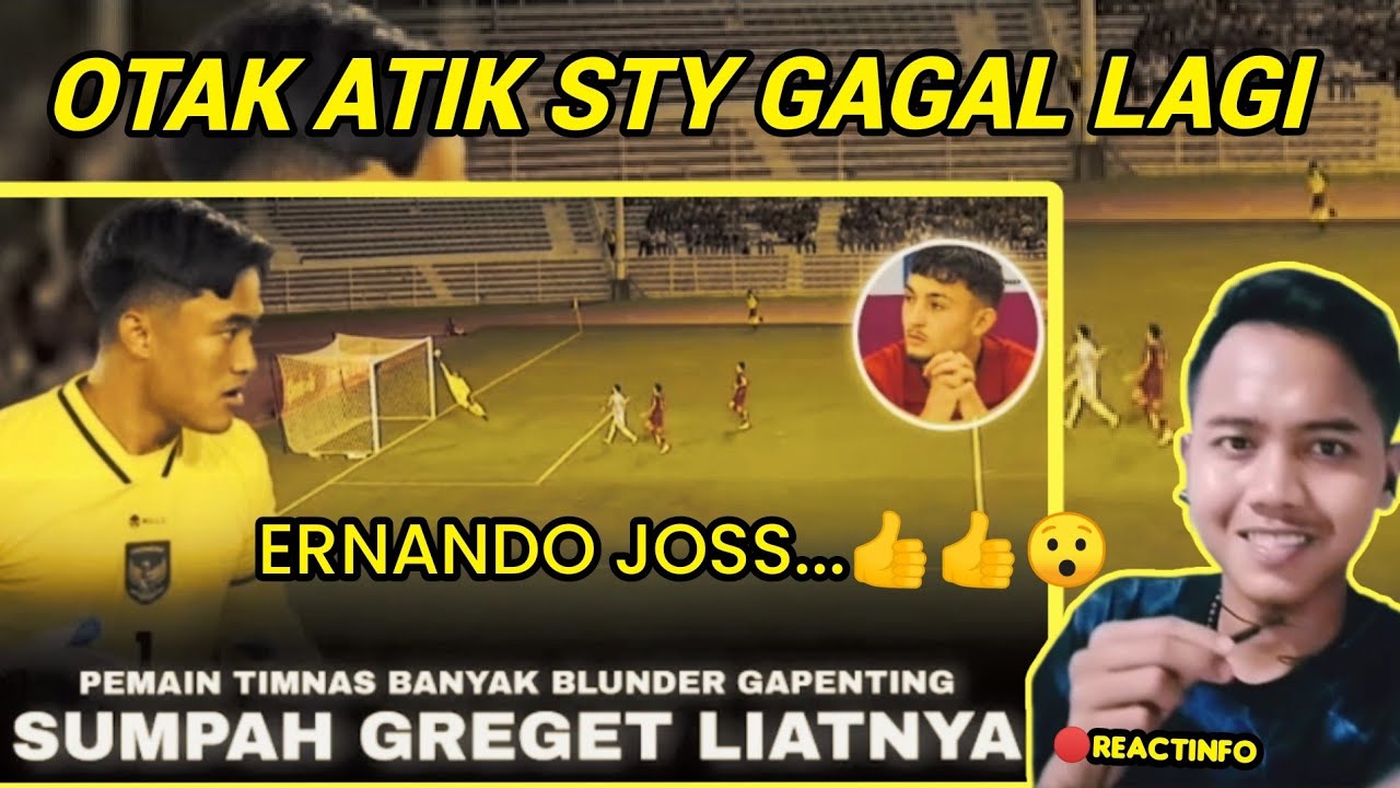 IVAR JENNER GREGETAN LIHAT LINI TENGAH😯ERNANDO PENYELAMAT‼️OTAK ATIK ...