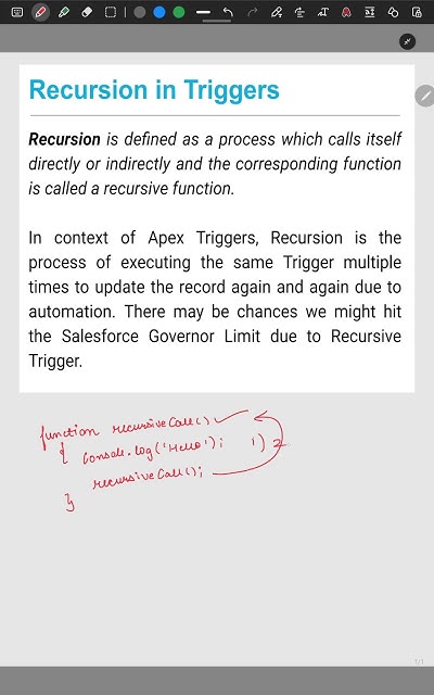 Recursion In Triggers #salesforce #youtubeshort #reelsindia # ...