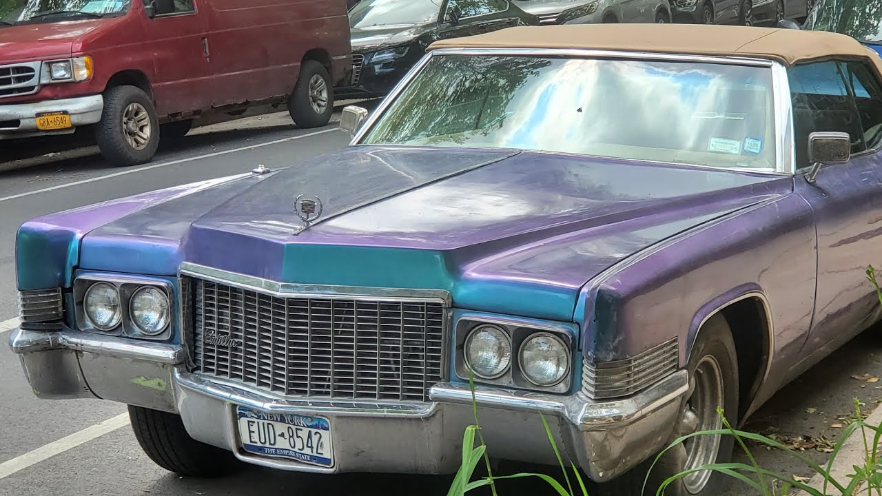 1970 deville add rustoleum blue cosmos - YouTube