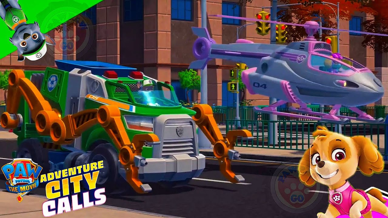PAW Patrol The Movie: Adventure City Calls 🐾 New Rescue Pups Mission ...