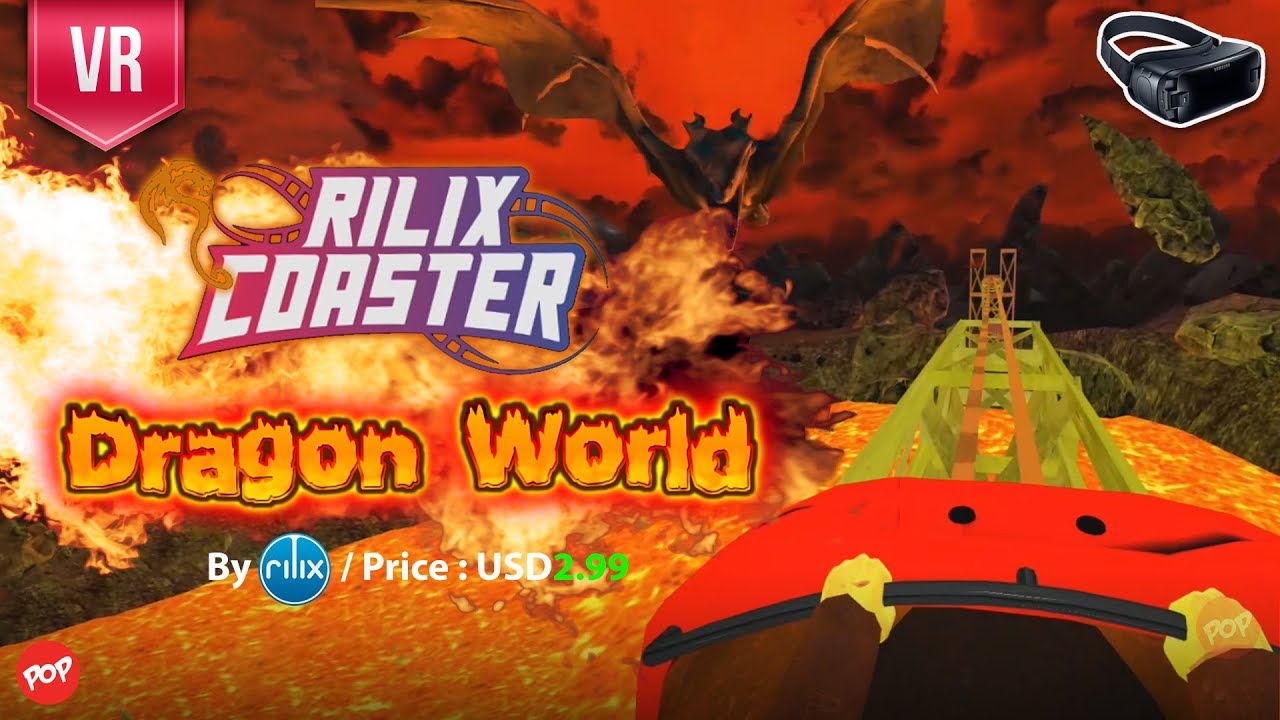 Rilix Coaster Gear VR Dragon World VR Roller Coaster - New update - YouTube