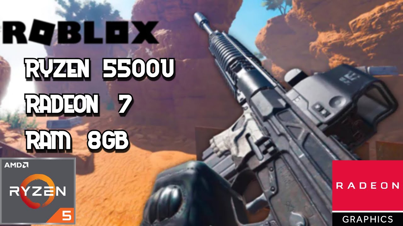 FRONTLINES | Roblox | Ryzen 5 5500U | Radeon 7 | Ram 8GB - YouTube