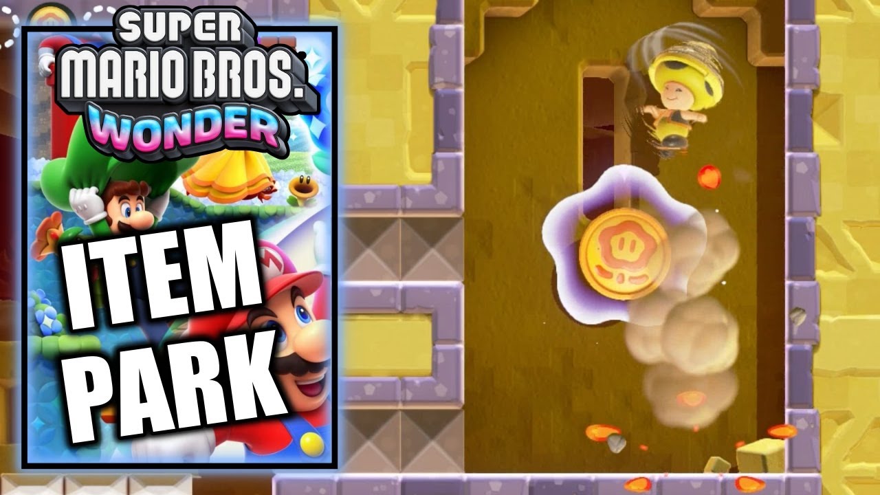 Super Mario Bros Wonder - Search Party Item Park - 100% All Wonder ...