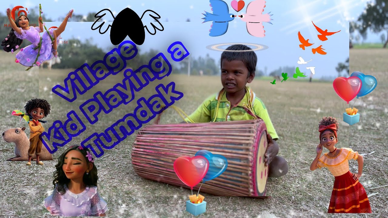 KID PLAYING TUMDAK (MADOL) || DONG (बापला) Tumdak || ASIAN TRIBAL ...