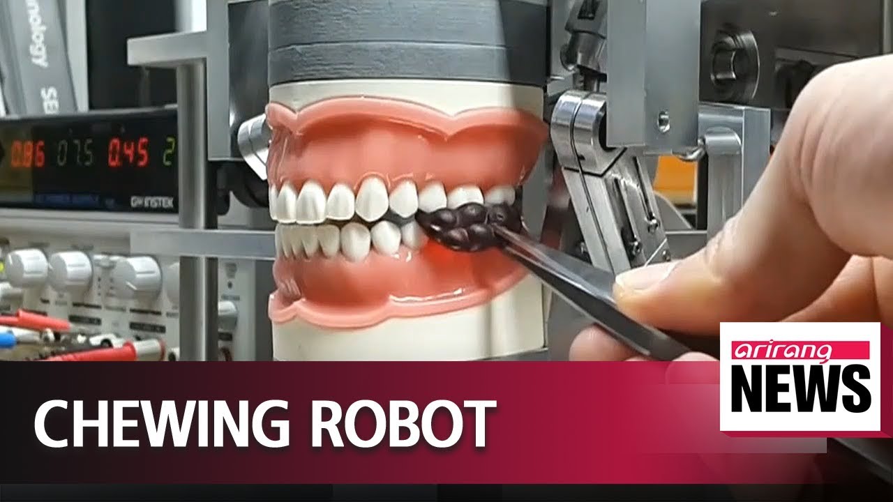 New 'chewing robot' helps develop softer food for the elderly - YouTube