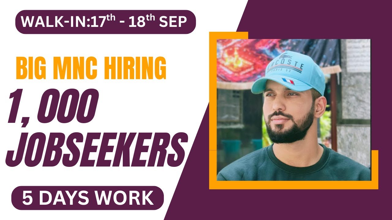12 Walk-in Interview | 12 Companies | Date:17th Sep Till 18th Sep 2025 ...