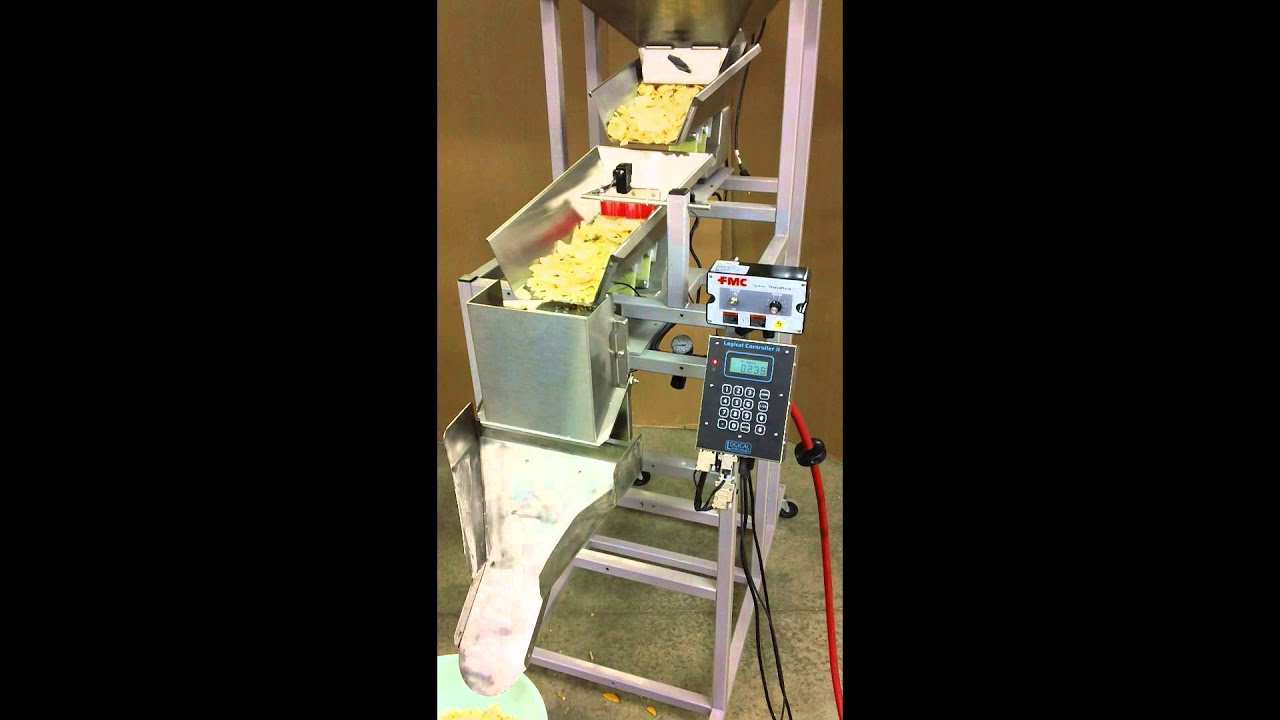 Food Filling Machine: Logical Machines Model S-6 running 110g onion ...