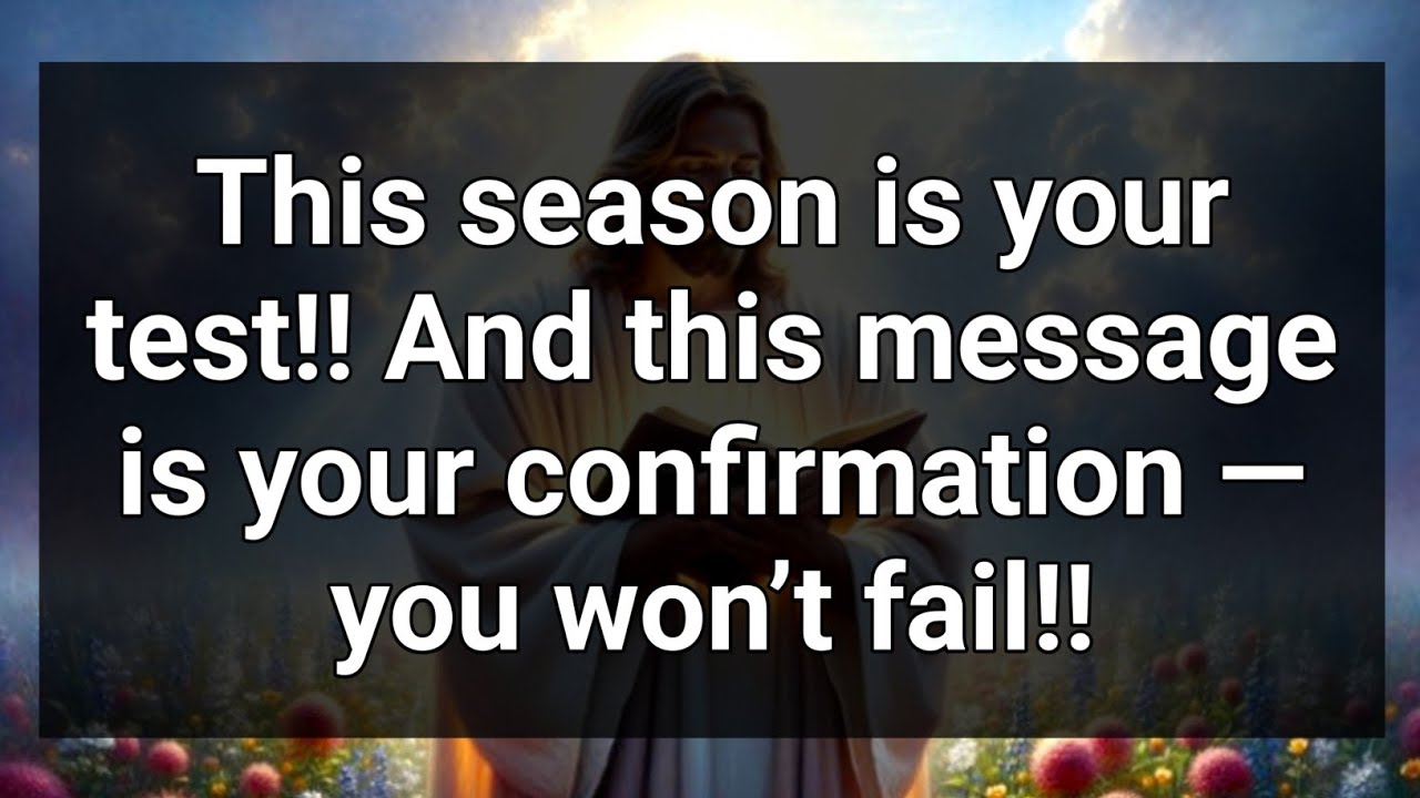 ️ This season is your test!! And this message is your confirmation ...