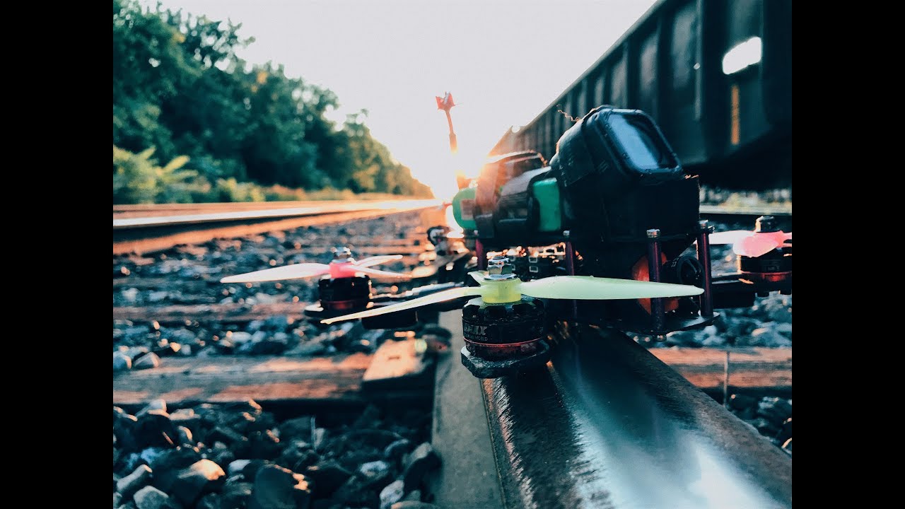 DRONES AND TRAINS - FPV Drone Freestyle - YouTube