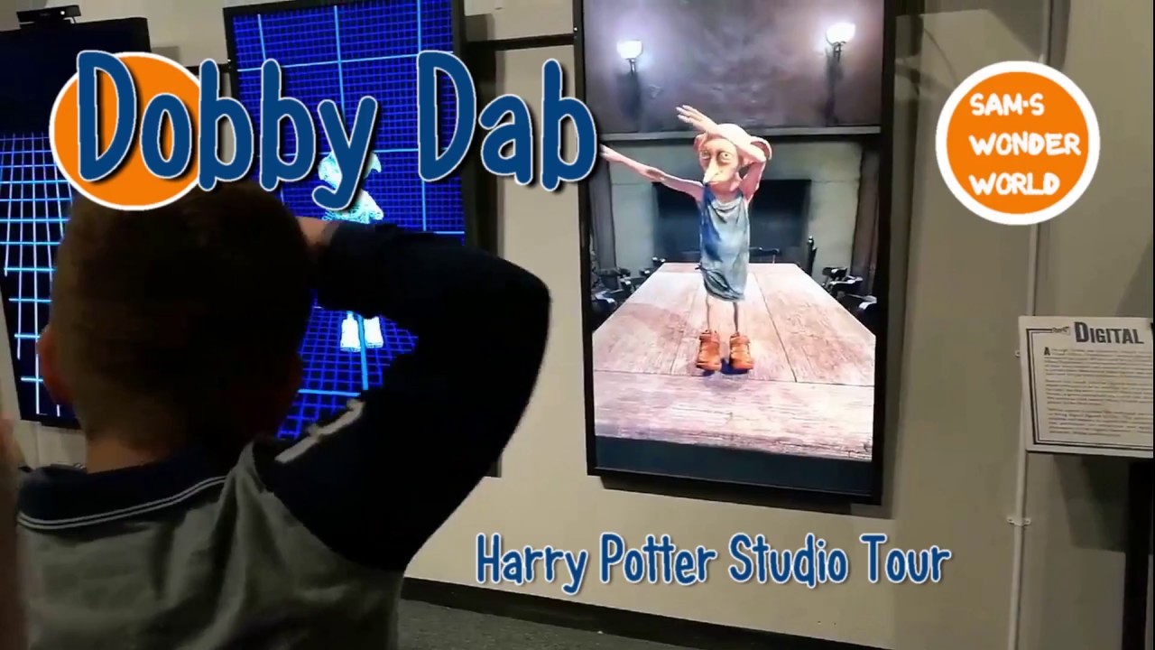 Dobby Dab & broomstick ride at Harry Potter Studio Tour - YouTube