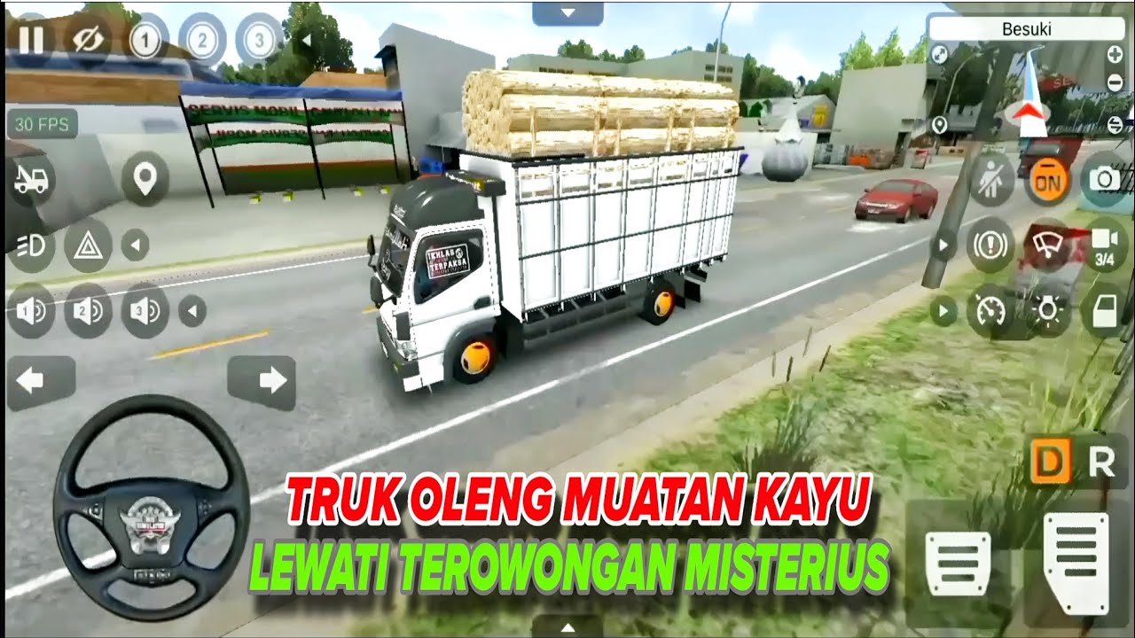 Truk Oleng Angkut Kayu l Bus Simulator Indonesia - YouTube