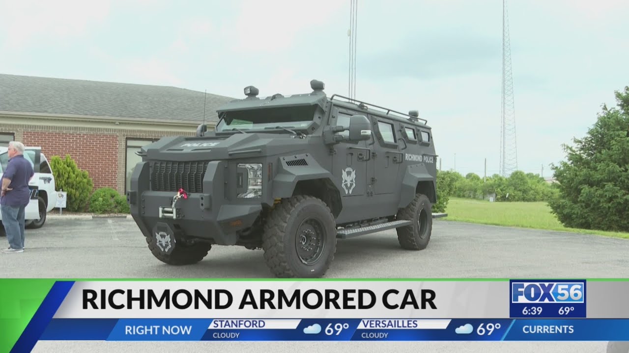 Richmond police buy new armored car to combat armed violence case - YouTube