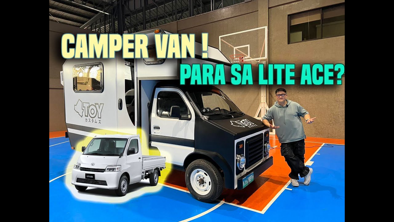 First Toyota Liteace Camper Van in PH - YouTube
