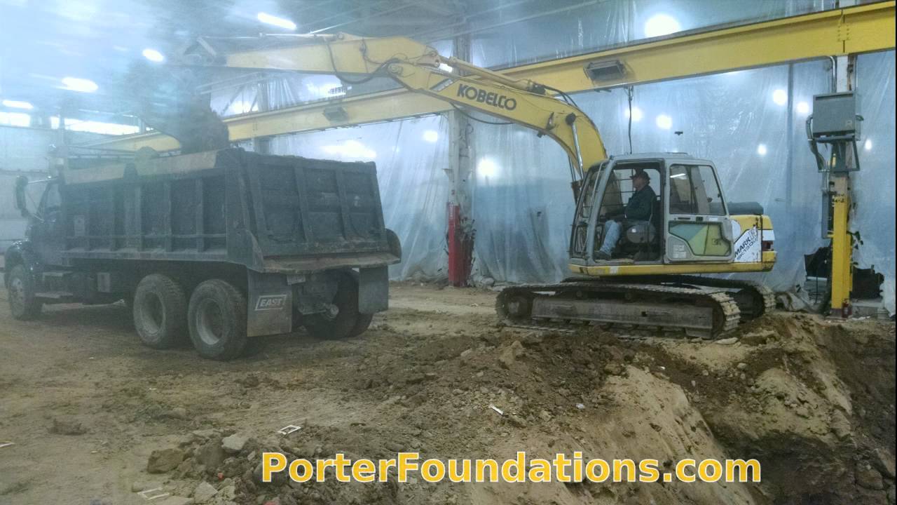 Horizontal Boring Machine Foundation - YouTube