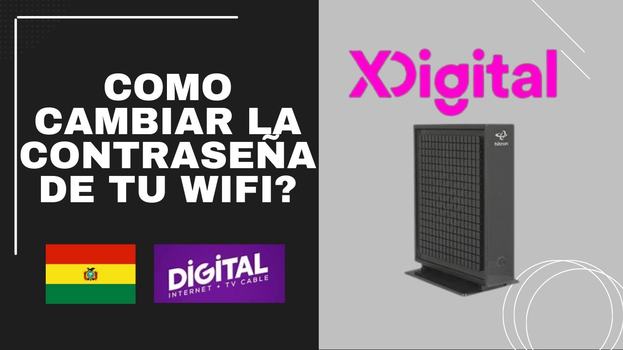 🔐 Cómo Cambiar la Contraseña de tu Red WiFi de XDigital - HITRON CGNM ...