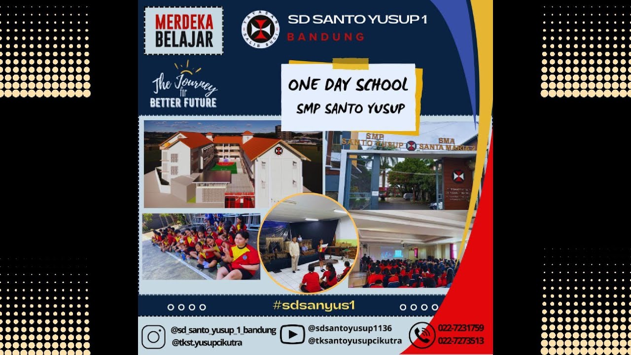 Kegiatan One Day School yang Mengasyikan - SMP Santo Yusup - YouTube