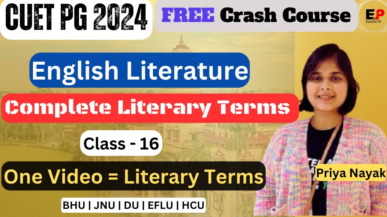 Class - 16 | Literary Terms | Complete Literary Terms In One Video ...