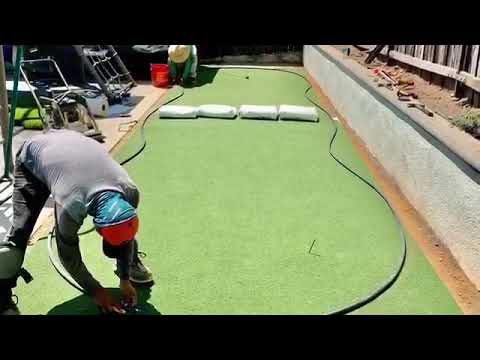 Artificial Grass Installation –Smart Grass USA - YouTube