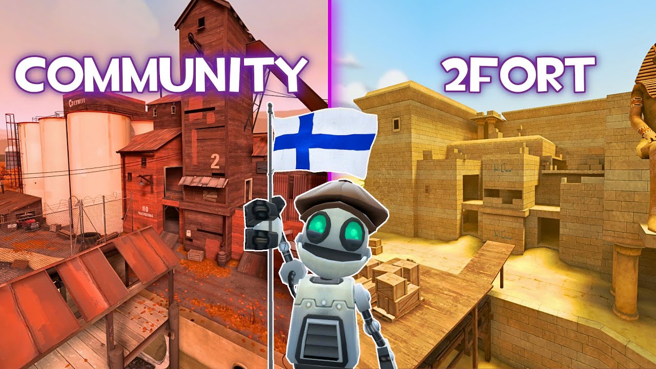TF2- Custom 2Fort Maps Are Strange [Finnish Edition] - YouTube
