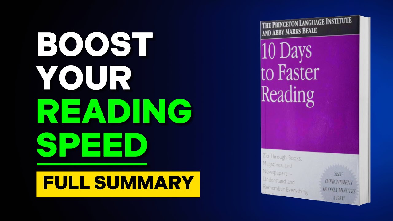 Unlock Speed Reading in 10 Days: Say Goodbye to Slow Reading | 10 Days ...