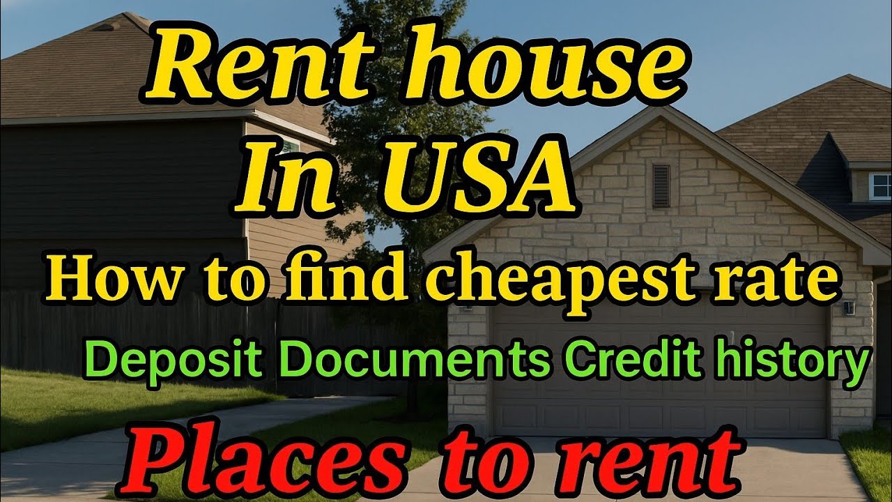 “امریکہ آ کر گھر کرائے پر کیسے لیں؟ مکمل گائیڈ | Rent House in USA ...