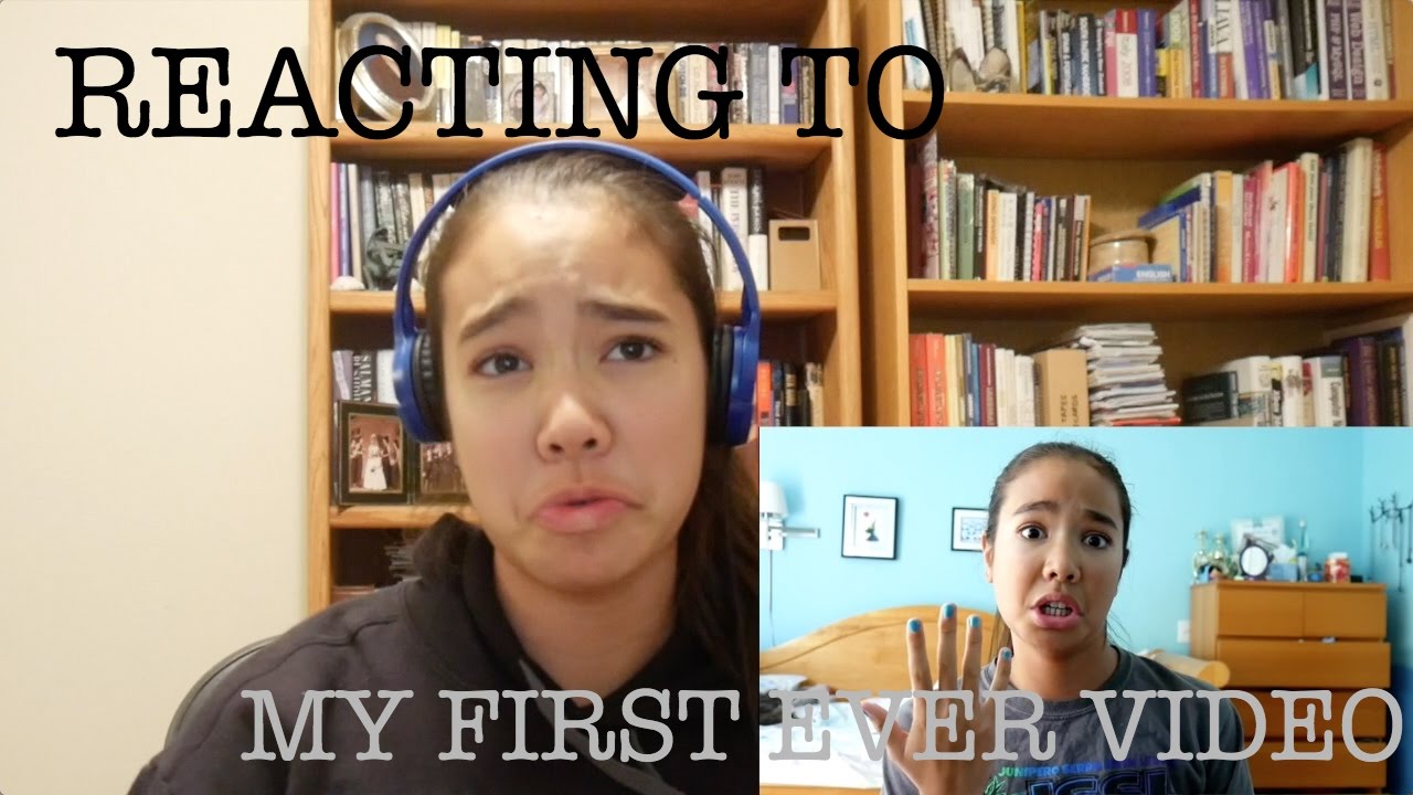 REACTING TO MY FIRST EVER VIDEO | just tomboy things - YouTube