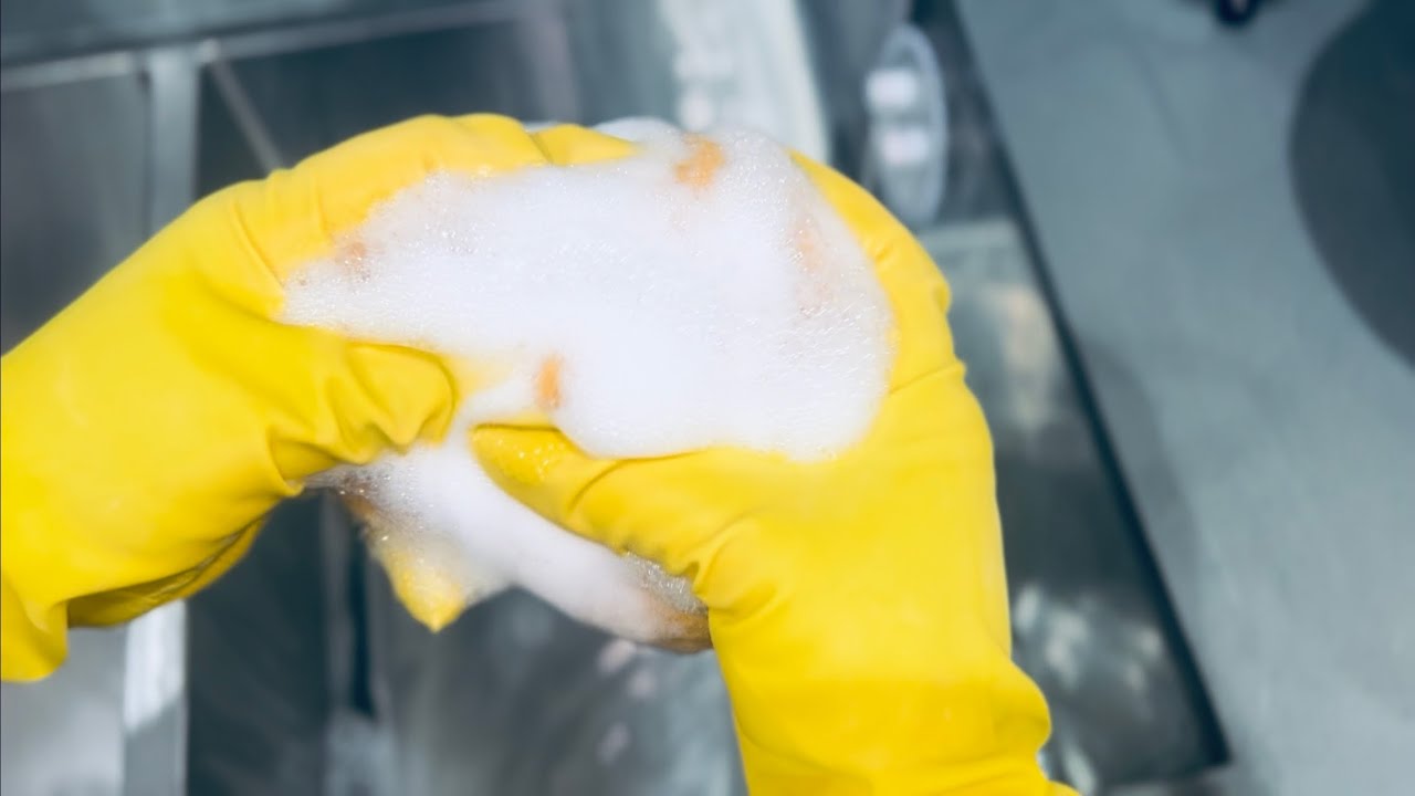 🫧🧽ASMR SPONGE RINSING WATER SOUNDS | ASMR SLEEP AID | QUICK RINSE ASMR ...