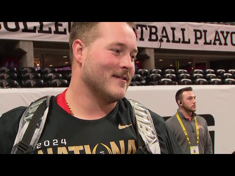 Seth McLaughlin postgame interview | Ohio State-Notre Dame national ...