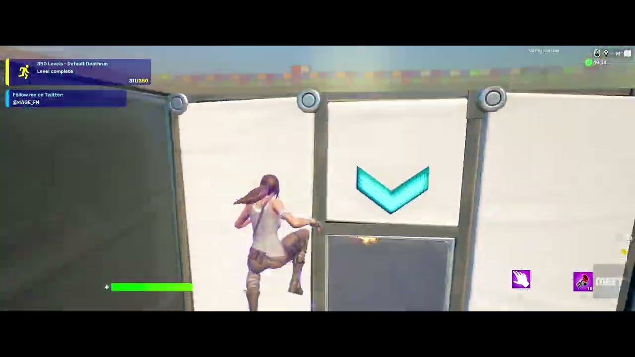 FORTNITE⭐350+ Levels Deathrun⭐SECRET COIN LOCATION 13/14 TUTORIAL - MAP CODE: 5431-1650-3896 ...