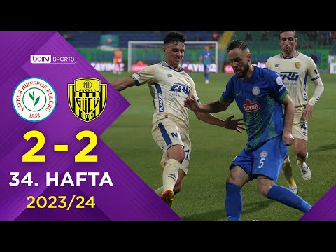 Çaykur Rizespor (2-2) MKE Ankaragücü | 34. Hafta - Trendyol Süper Lig 2023/2024