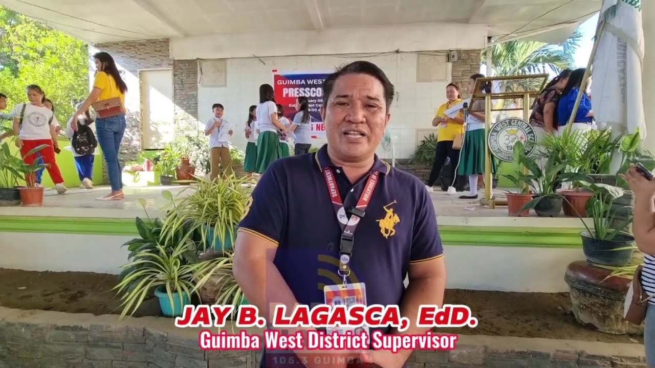 Guimba West District Supervisor Jay B. Lagasca, EdD @ PRESSCON 2024 | Guimba West Central School ...