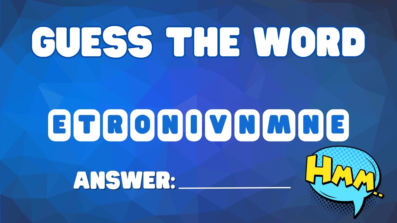 Unscramble the Words: Ultimate Word Jumble Challenge for Mind-Bending ...