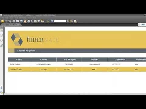 Hibernate Java with SQL Server and Jasper Report - YouTube