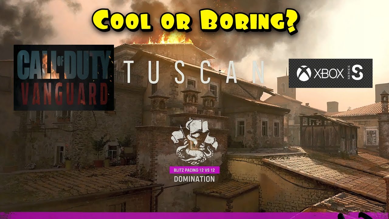 Call of Duty Vanguard Tuscan Multiplayer map on Xbox Series S - YouTube