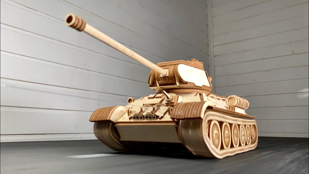 Wood Tank Race. DIY Tank Drag Race on Treadmill In GYM - YouTube